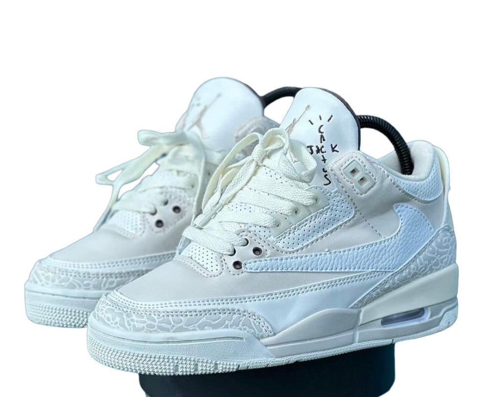 Custom Nike Air Jordan 3 Reverse Swoosh ‘Bone’ – JWCKICKS