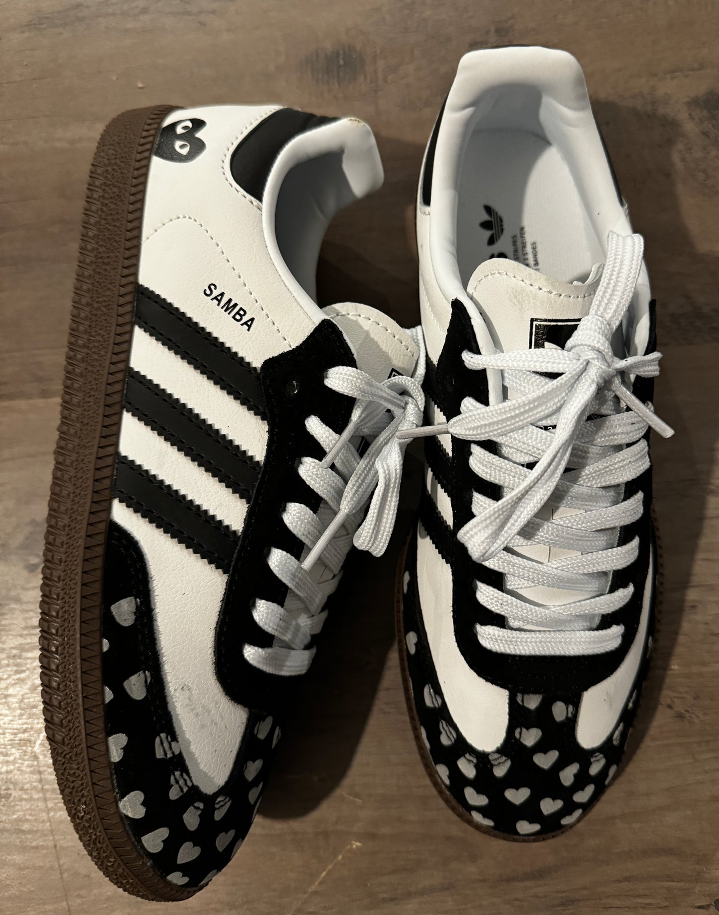 Custom Adidas Samba x CDG Black – JWCKICKS