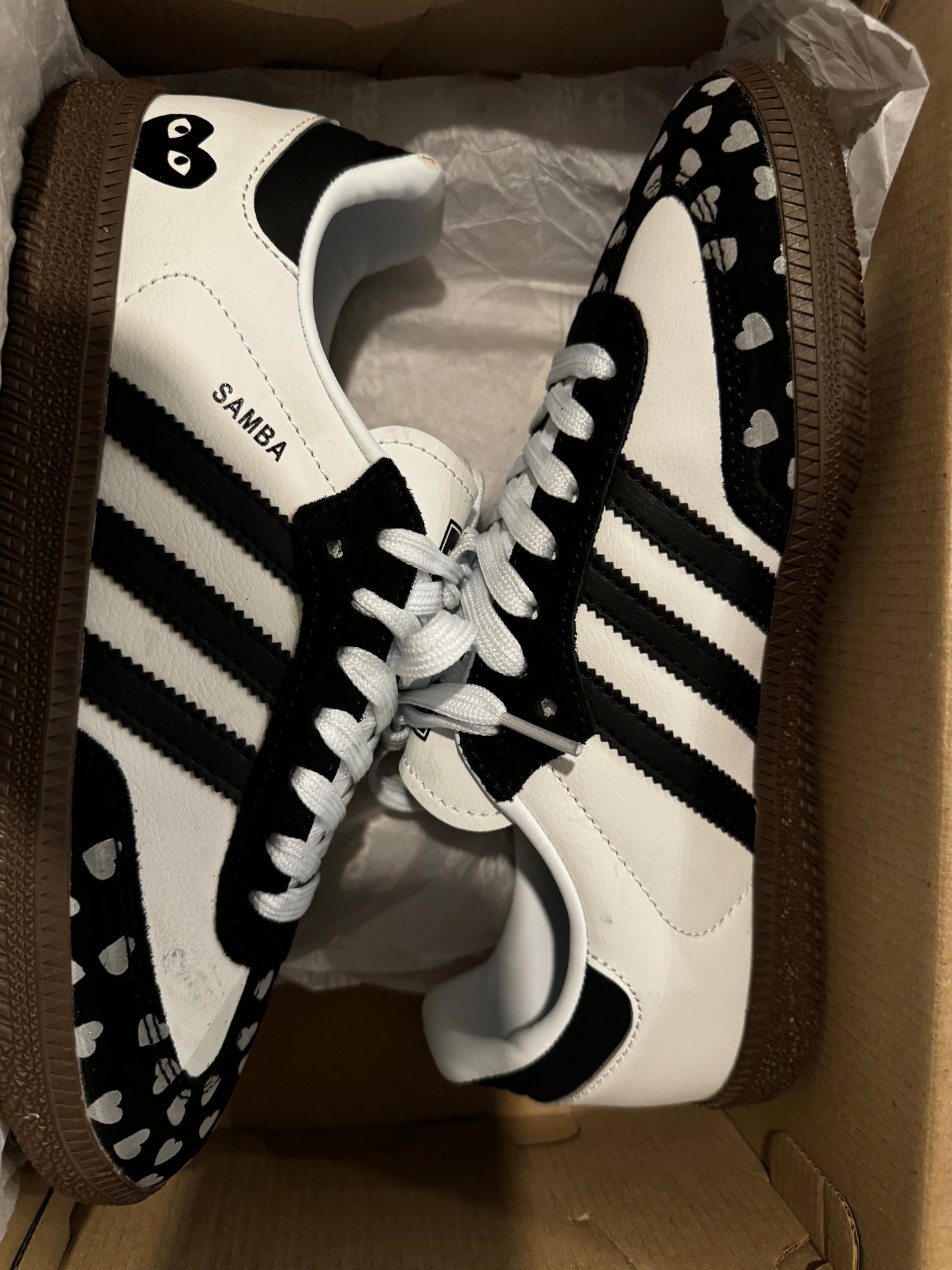 Custom Adidas Samba x CDG Black – JWCKICKS