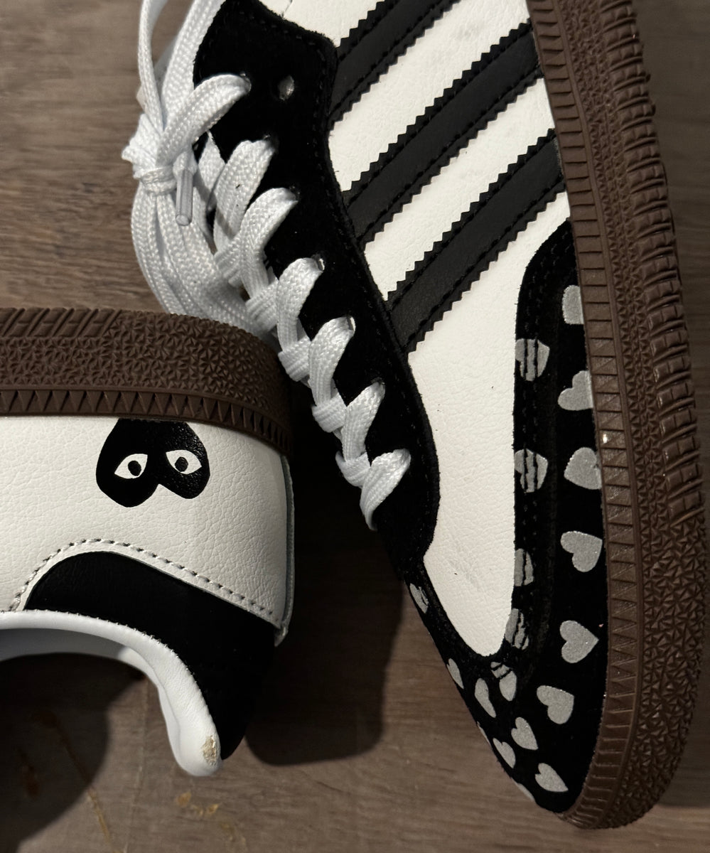Custom Adidas Samba x CDG Black – JWCKICKS