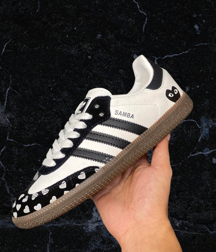 Custom Adidas Samba x CDG Black – JWCKICKS