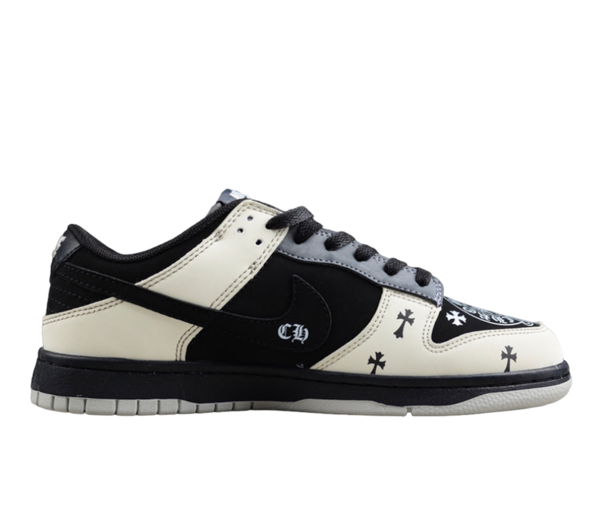 Nike Dunk Low Chrome Hearts Custom BW – JWCKICKS