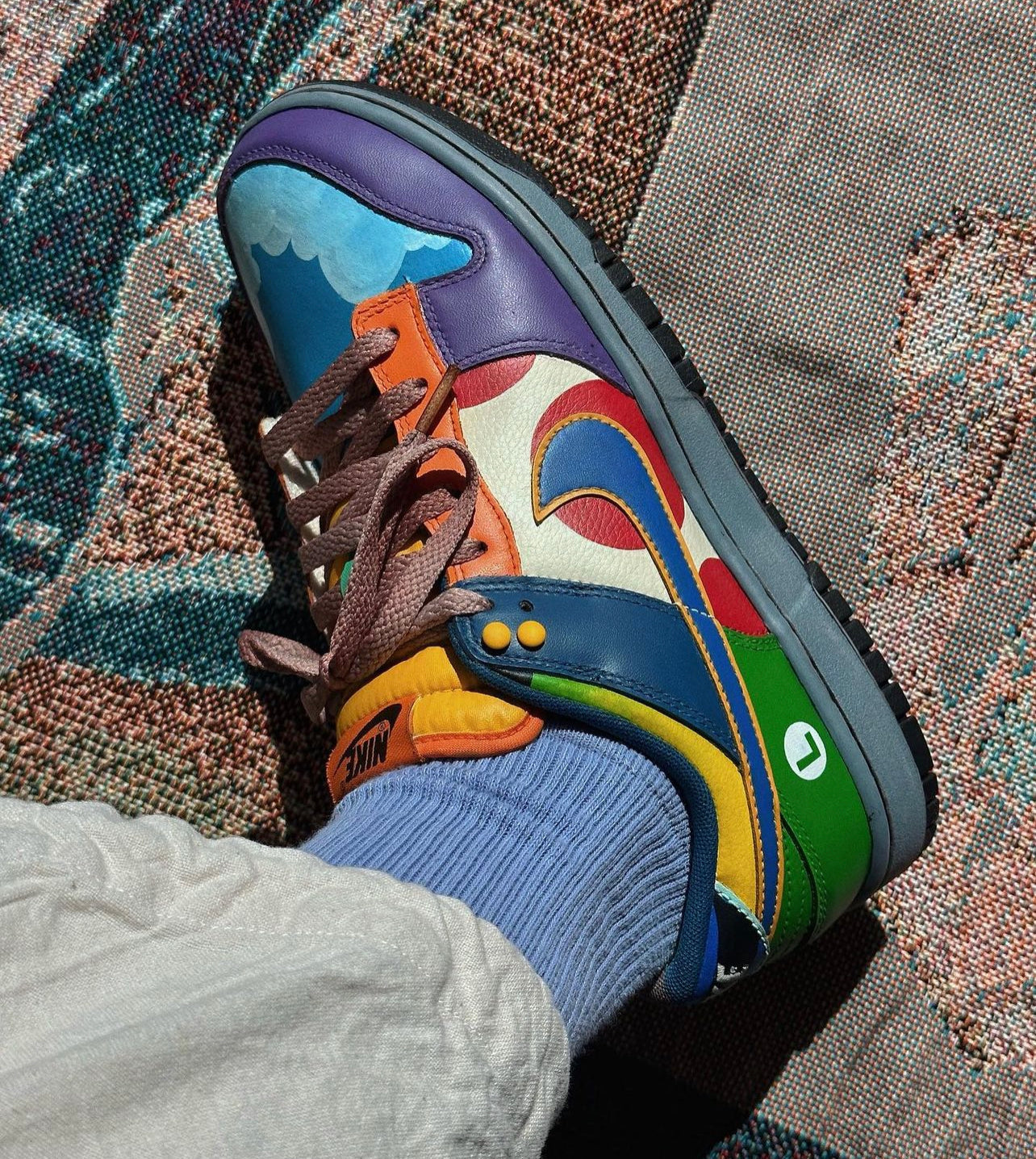 Nike Dunk Low Mario Kart Custom – JWCKICKS